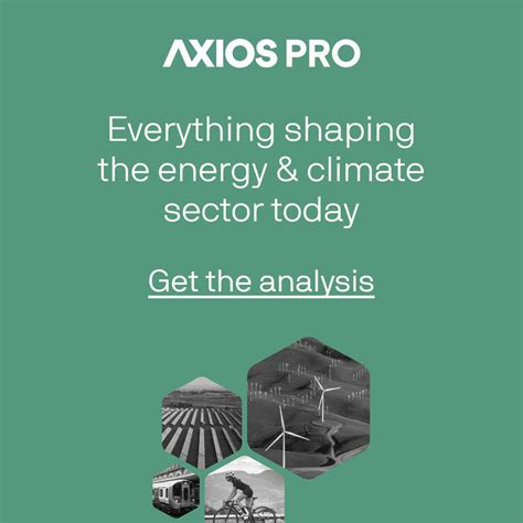 axios on linkedin energy and climate sector outlook key policies and deals