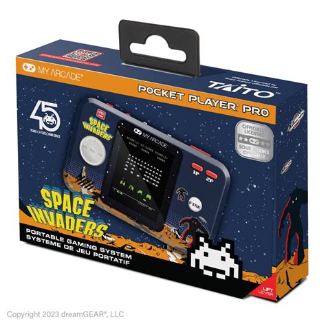 My Arcade Pocket Player Pro Space Invaders Mini Console Portable Retro