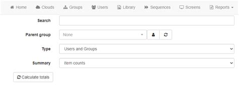 User And Group Summary Targetr Digital Signage Help
