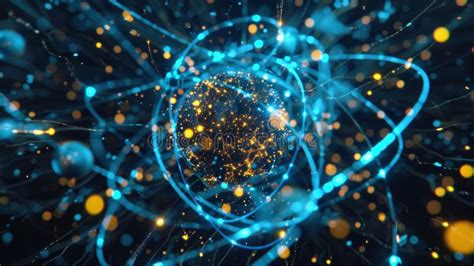 A Particle Collision Depicted In Reverse With Particles Recoiling Away