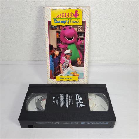 Barney And Friends Vhs When I Grow Up Time Life Video Vtg 1993 Dinosaur