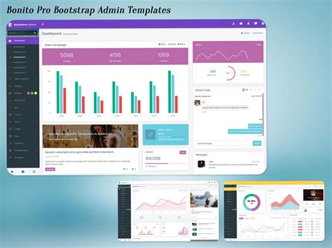 Bonito Pro Bootstrap 41 Admin Dashboard Template With 6 New Dashboard