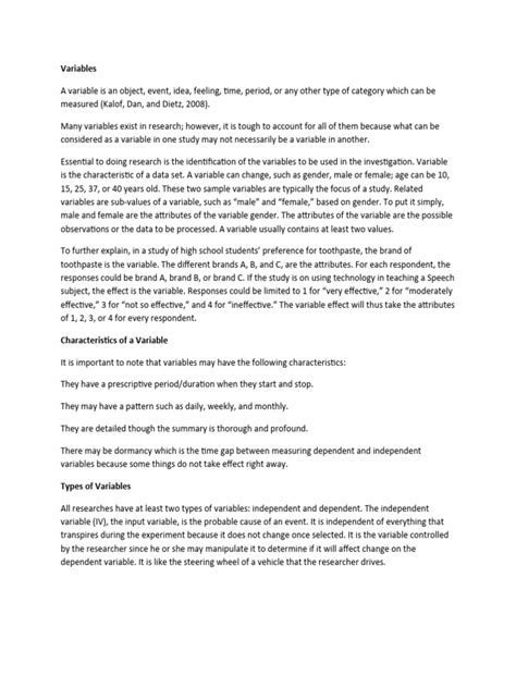 Variables Wps Office Pdf Dependent And Independent Variables Causality Variables Wps Office Pdf Dependent And Independent Variables Causality