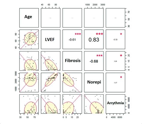 Correlation Coefficient Matrix Values In R The More Oval The Better Download Scientific