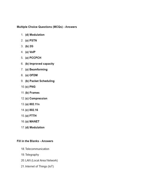 multiple choice questions mcqs answers pdf