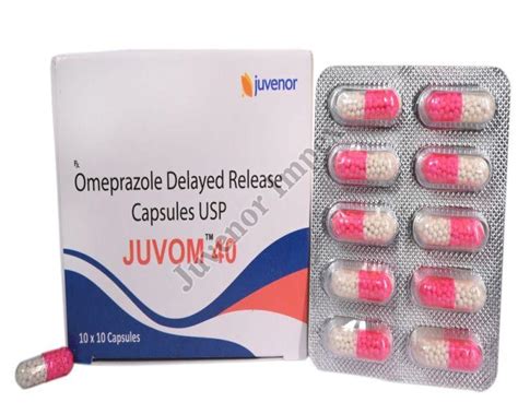 Omeprazole Delayed Release 40mg Capsules Manufacturer Supplier From Nagpur