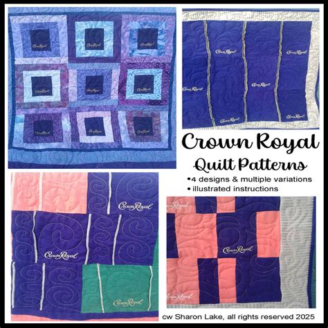 Crown Royal Quilt Patterns Etsy