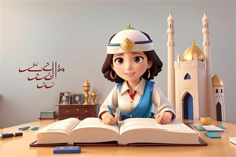 Premium Ai Image Arabic Language Day Ai Genareted