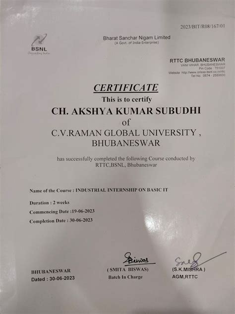 ch akshya kumar subudhi on linkedin internship telecommunications