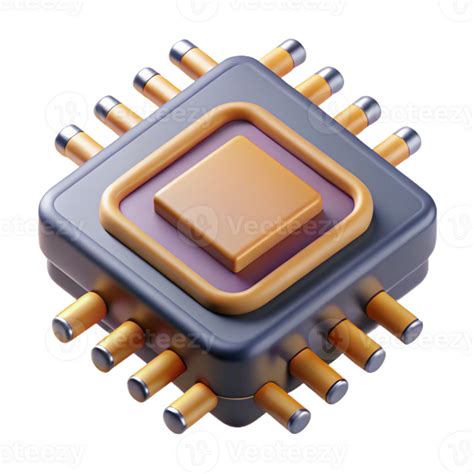 Elegant Minimalist A Microscopic View Of A Computer Chip Intricate Details Electron Microscope