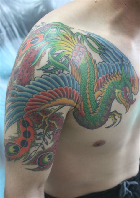 鳳凰のタトゥーデザイン｜タトゥーナビ