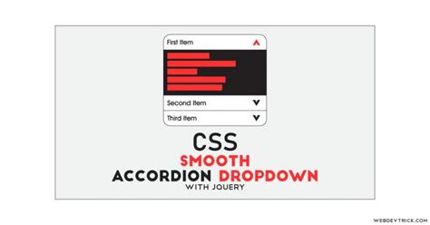 Css Smooth Accordion Dropdown With Jquery Smooth Sub Items Reveal