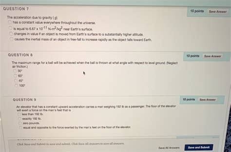 solved question 10 points save answe at what altitude is the