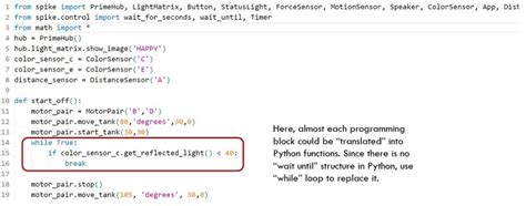 Lego Spike Prime Translate” Programming Blocks Into Python Code