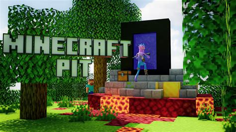 The Minecraft Pit Free For All 9894 3241 4506 By Realrvb Fortnite Creative Map Code Fortnite Gg