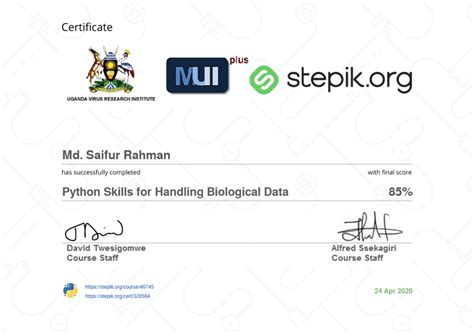 md saifur rahman on linkedin python skills for handling biological