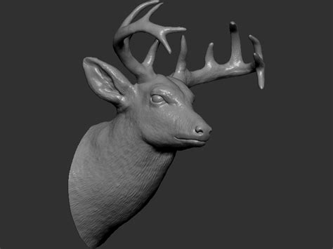 Stl File Raindeer Head 🎨 ・model To Download And 3d Print・cults