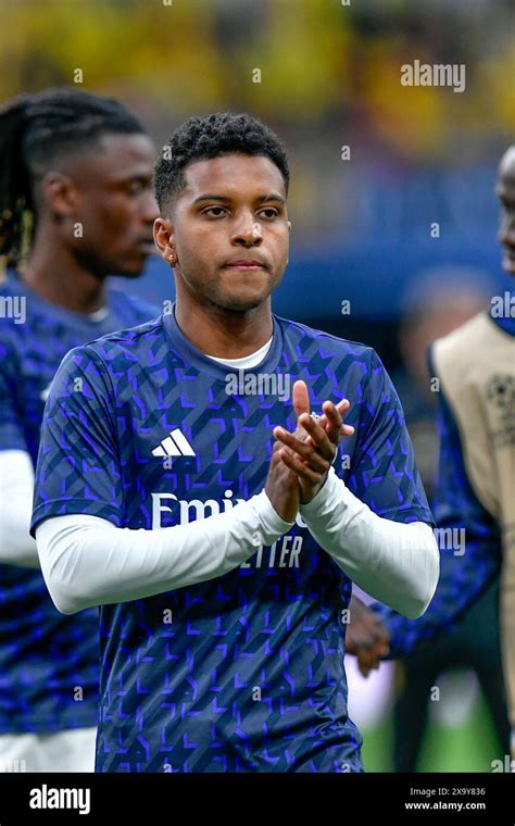 London England 01st June 2024 Rodrygo Of Real Madrid Is Warming Up