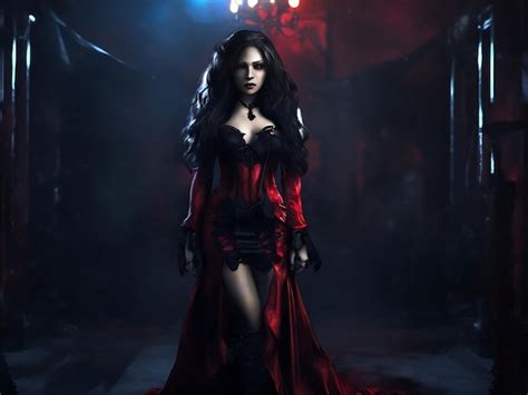 Premium Ai Image Big Upper Curve Full Length Portrait Of Photorealistic Beautiful Brunette