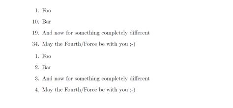 Numbering Only Selected Numbers In Latex Enumerate Tex Latex