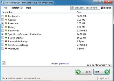 create full backup of your browsers with browserbackup pro technobuzz