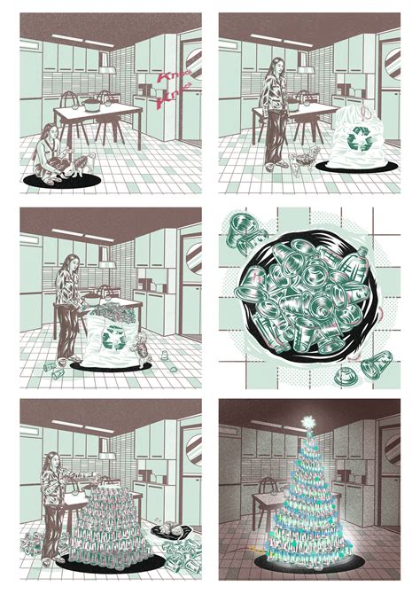 메리 플라스틱 컵 트리 크리스마스