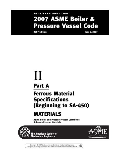 Asme Bpvc Iia 2007 Pdf