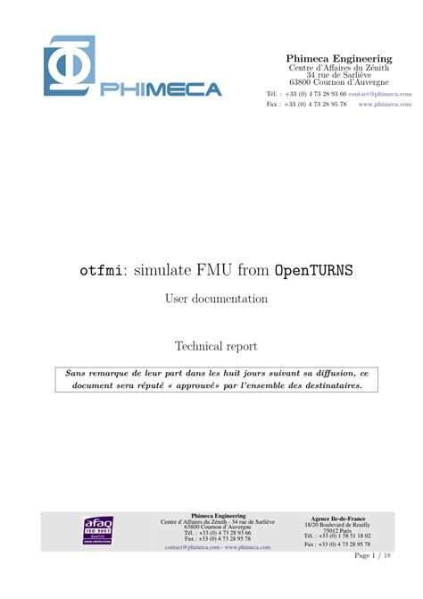 Pdf Otfmi Simulate Fmus From Openturns User Documentation