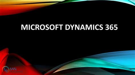 Microsoft Dynamics365 PPT