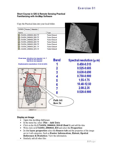 Exercise Rs In Arcmap 2012 Ex1 Pdf Software Graphics