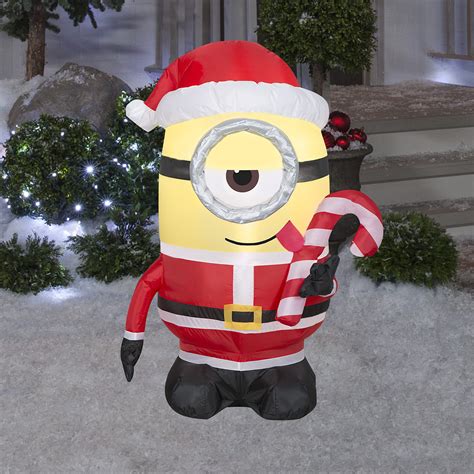 Gemmy Christmas Airblown Inflatable Inflatable Minion Stuart Licking