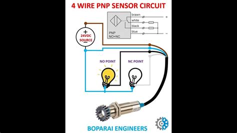 4 Wire Pnp Sensor Circuit Electrical Automation Circuits Proximity