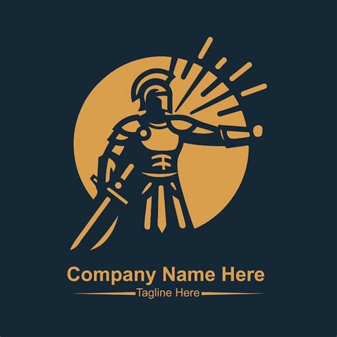 The Warrior Logo Vector Premium Vector