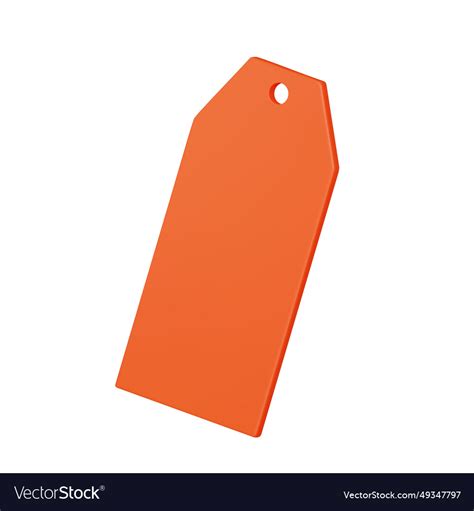 Empty Tag Linked By A String Royalty Free Vector Image