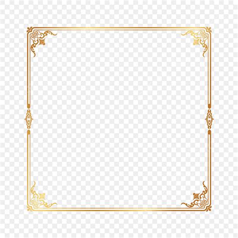 럭셔리 골드 테두리 테두리 일러스트 패턴 일러스트 프레임 일러스트 테두리 클립 아트 장식적인 장식 패턴 Png 일러스트 및 벡터 에 대한 무료 다운로드 Pngtree