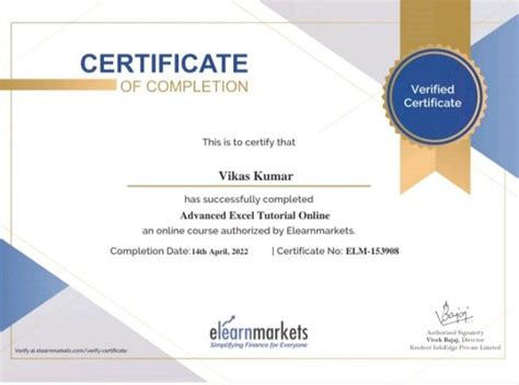 Vikas Kumar On Linkedin Elearnmarkets Advanceexcel