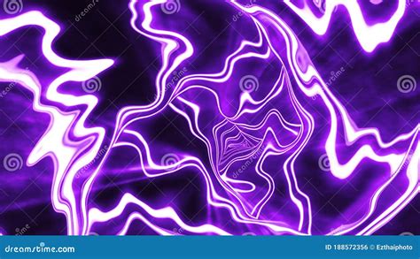 4 K Neón Púrpura Abstracto Girando Sin Problemas Sobre Fondo De Bucle