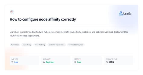 how to configure node affinity correctly labex