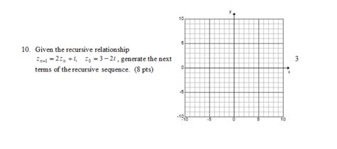 Solved Given The Recursive Relationship N Chegg