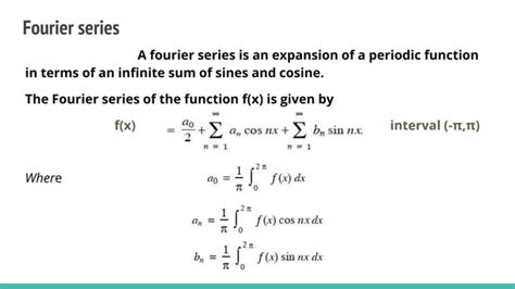 Fourier Series And Its Examples Ppt Fourier Series And Its Examples Ppt