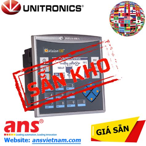 Bộ điều Khiển Vision 130 Unitronics Ans Vietnam Leading Automation Leading Innovation
