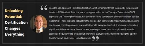Tocico On Linkedin Theoryofconstraints Toccertified