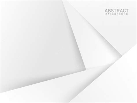Premium Vector Elegant Gray Paper Cut Abstract Background