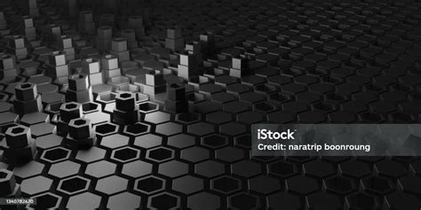 육각형 스퀘어 배경 기술 현장 추상적 배경 3d 일러스트 프리미엄 석탄에 대한 스톡 사진 및 기타 이미지 석탄 3차원 형태 강철 Istock