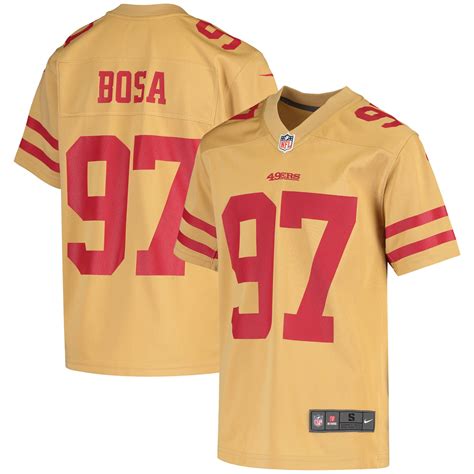 Nick Bosa San Francisco 49ers Inverted Game Jersey Gold Nfl Bluefink