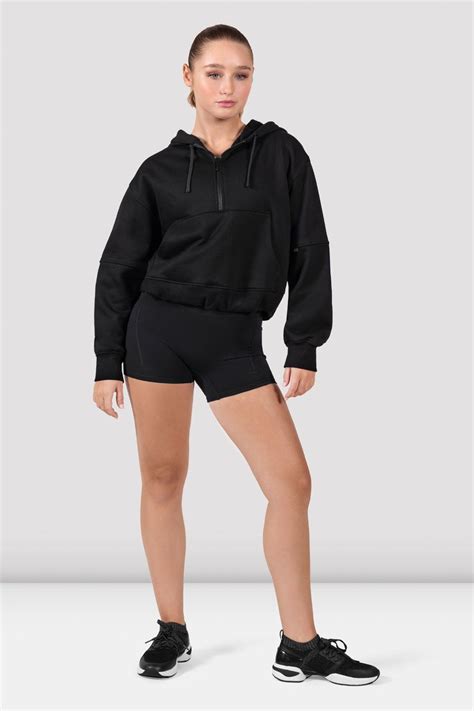 Apex Teen Motion Half Zip Sweat Black Bloch Dance Us