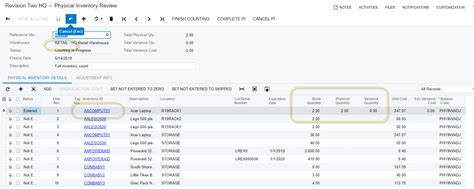 Physical Count Kensium Products Documentation