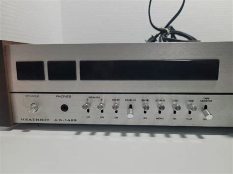 1970s Vintage Heathkit Ar 1429 Stereo Receiver Amplifier Tested Rare