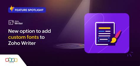 Zoho Writer Add Fonts To Zoho Writer