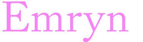 Emryn Name For Girls Meaning Popularity And Origin
